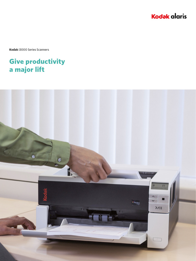 Kodak I3000 Datasheet en | PDF | Image Scanner | Optical Character Recognition