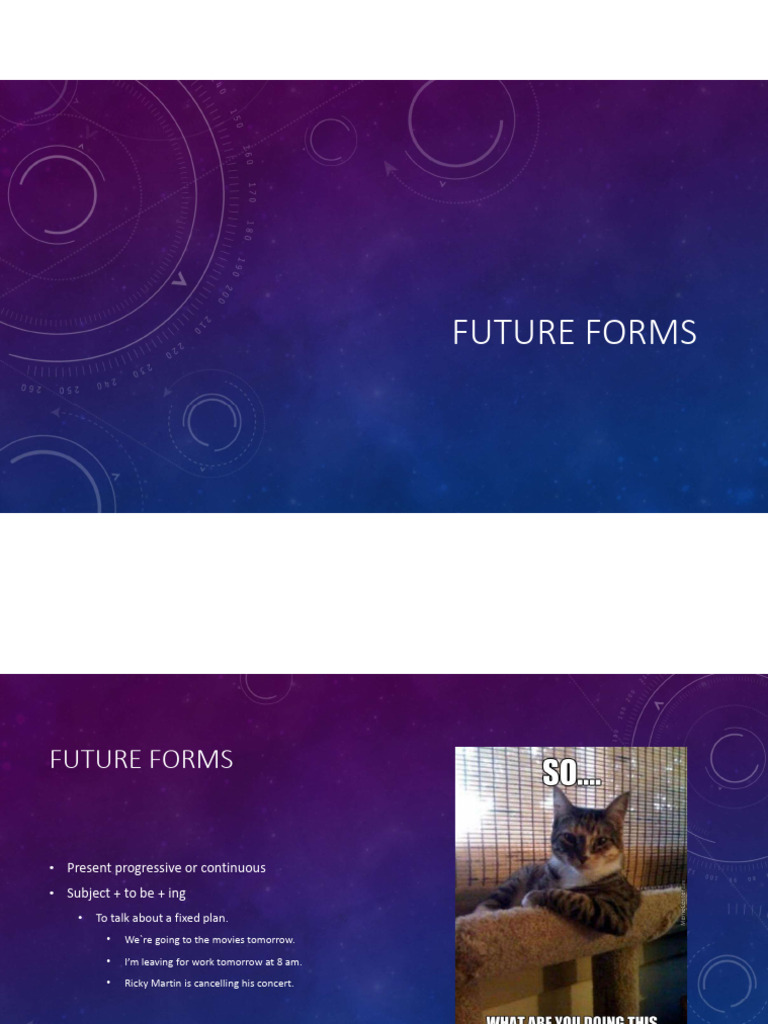 Future Tense Forms Explained | PDF