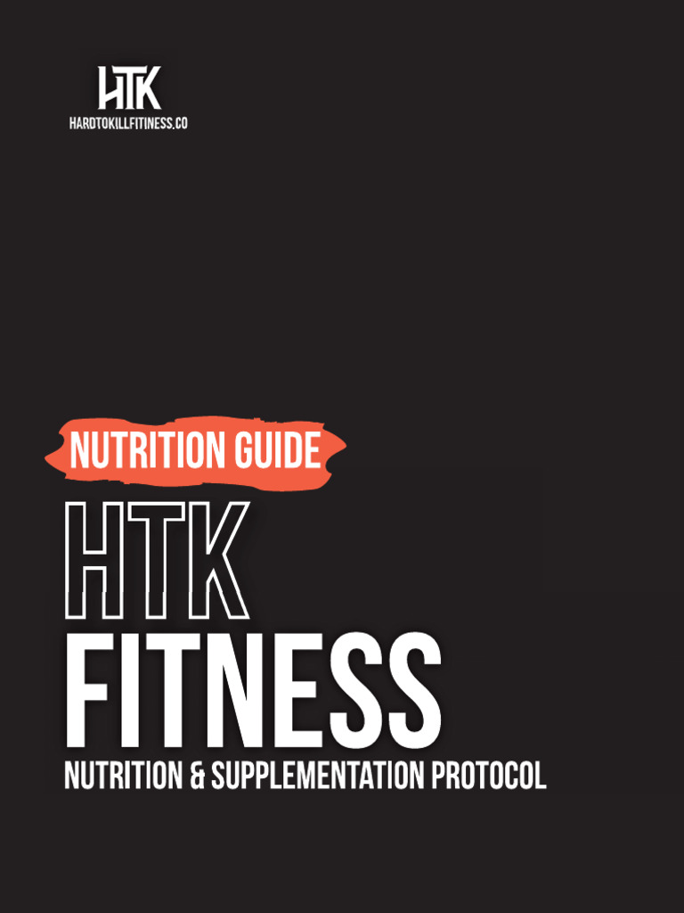 HTK Nutrition Guide Orange | PDF | Fat | Meal