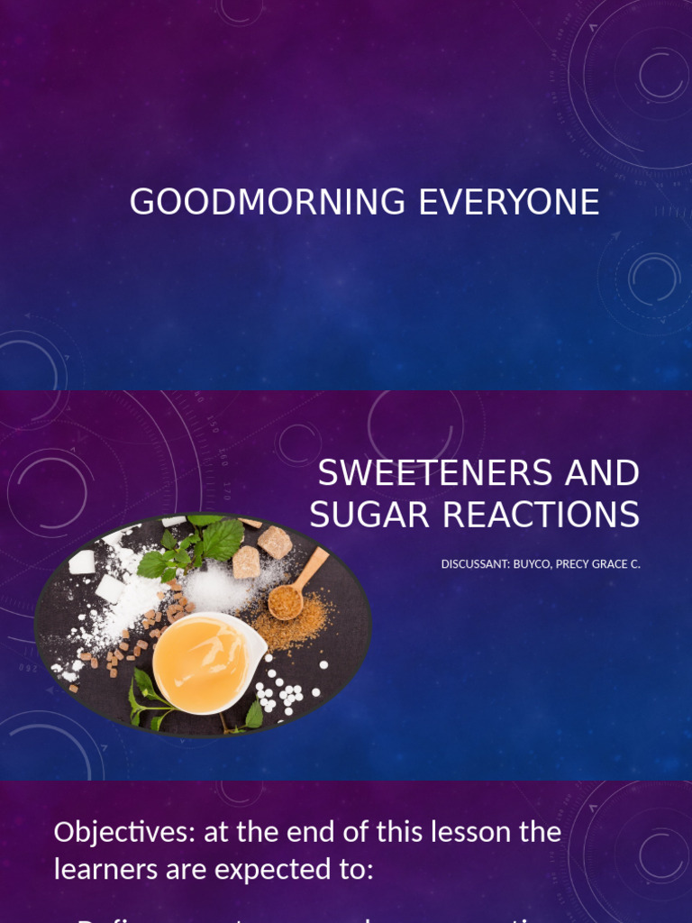 Sweeteners and Sugar Reactions in Baking | PDF | Sugar Substitute | Baking