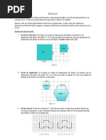 Tipos de Escalas en Dibujo Técnico | PDF | Dibujo técnico | Dibujo