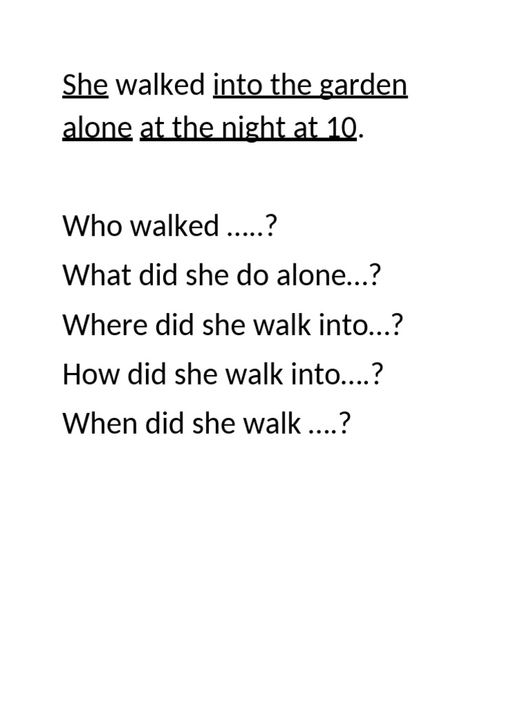 Contoh WH Questions | PDF