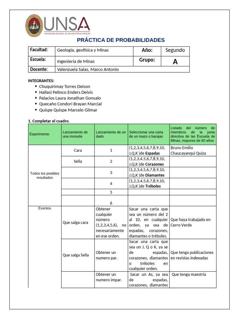 Grupo 8 Pract | PDF | Probabilidad