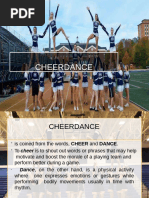 Cheerleading Terminology Guide | PDF | Cheerleading | Entertainment