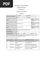 Programa de Gestión Documental - RNEC | PDF | Gestión de registros | Planificación