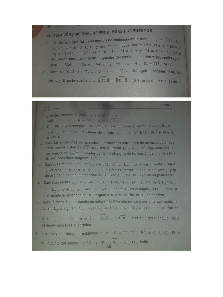 Ejercicios Mate | PDF