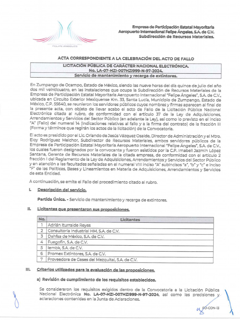Acta de Fallo | PDF