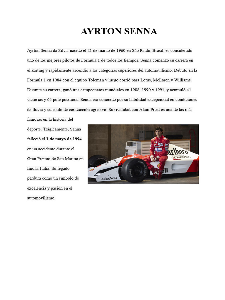 Grupo 3 Ayrton Senna | PDF
