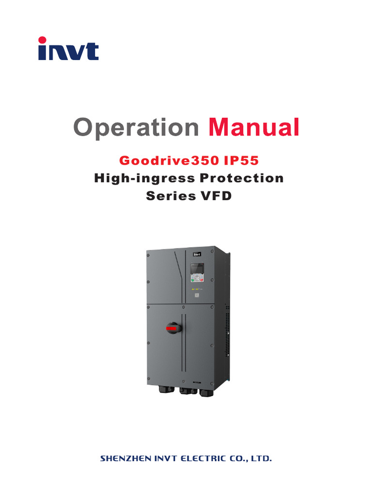 GD350 V1.4 | PDF | Electrical Wiring | Power Supply