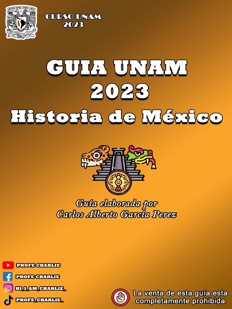 Guia Historia UNAM 2023 | PDF