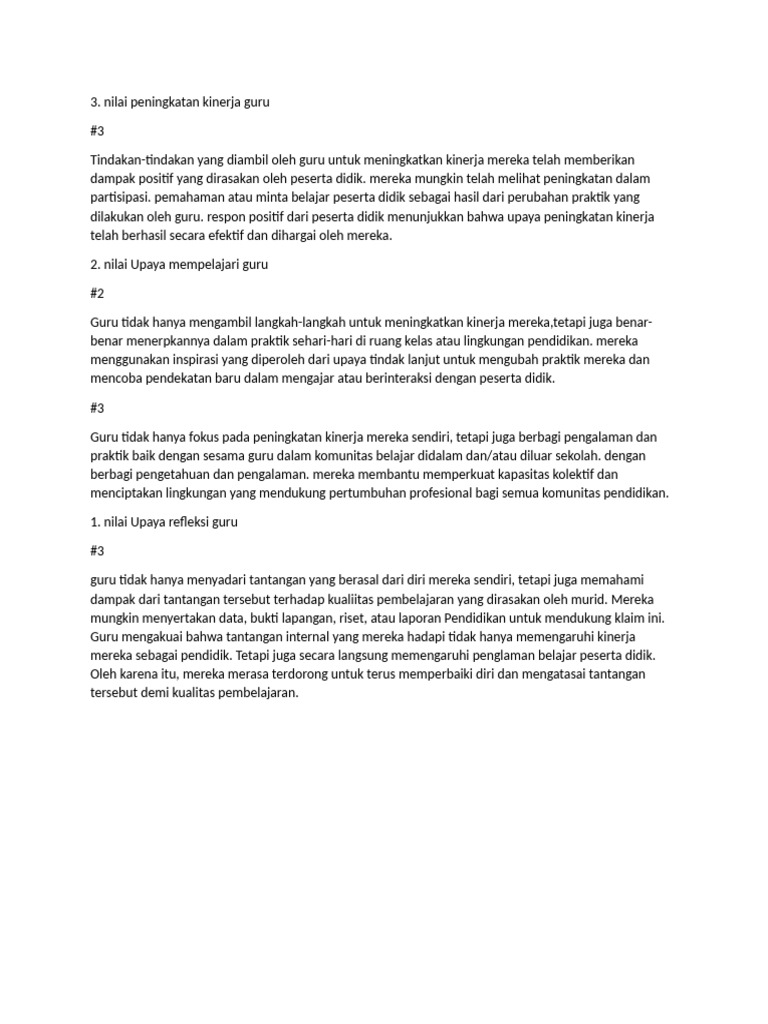 Penilaian Kepsek Di PMM | PDF