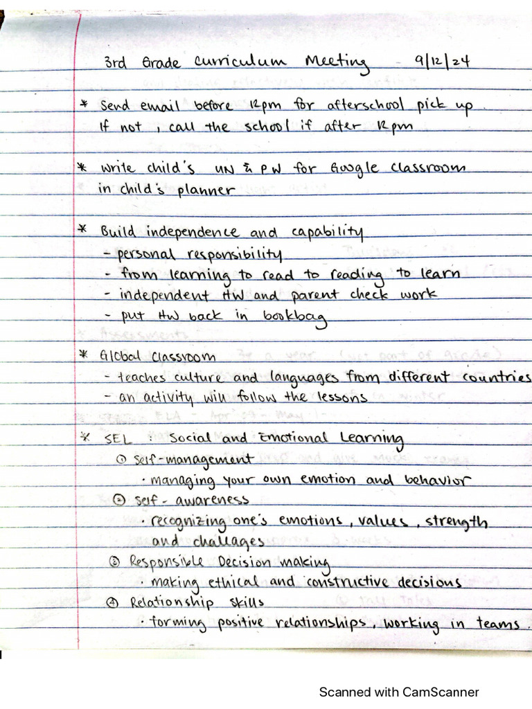 3rd Grade Curriculum 2024-2025 | PDF