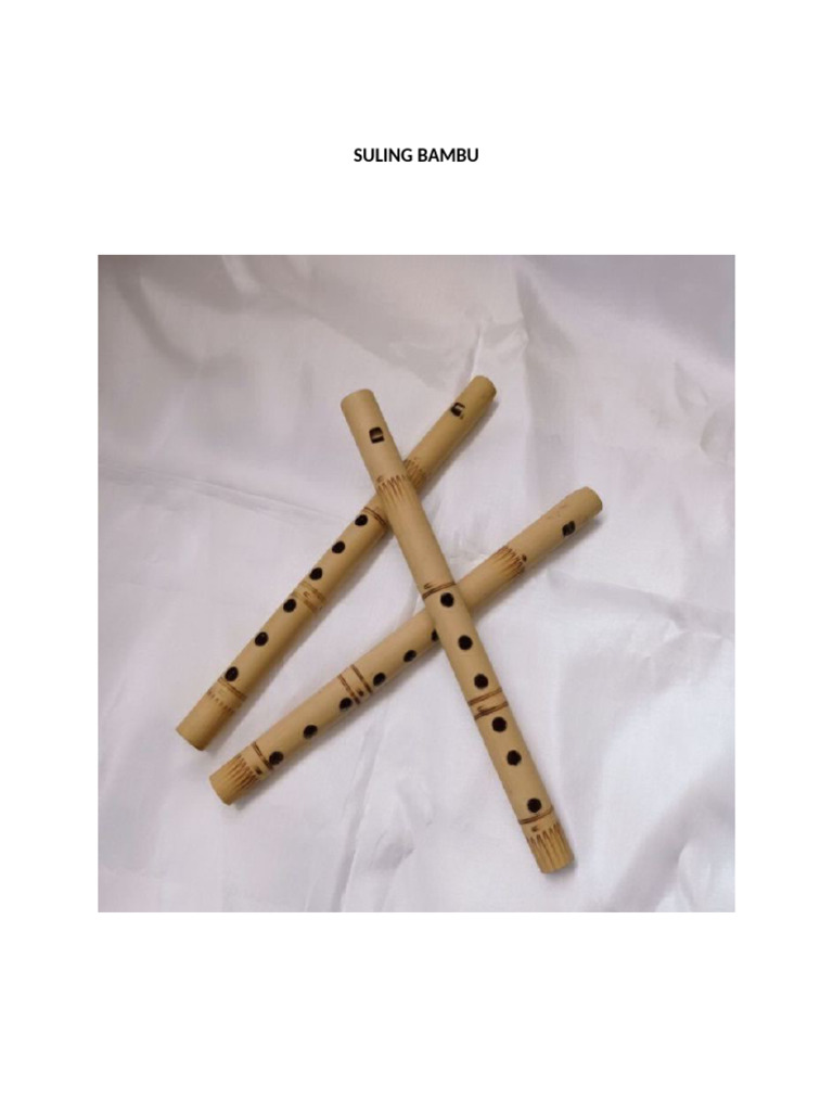 SULING BAMBU | PDF
