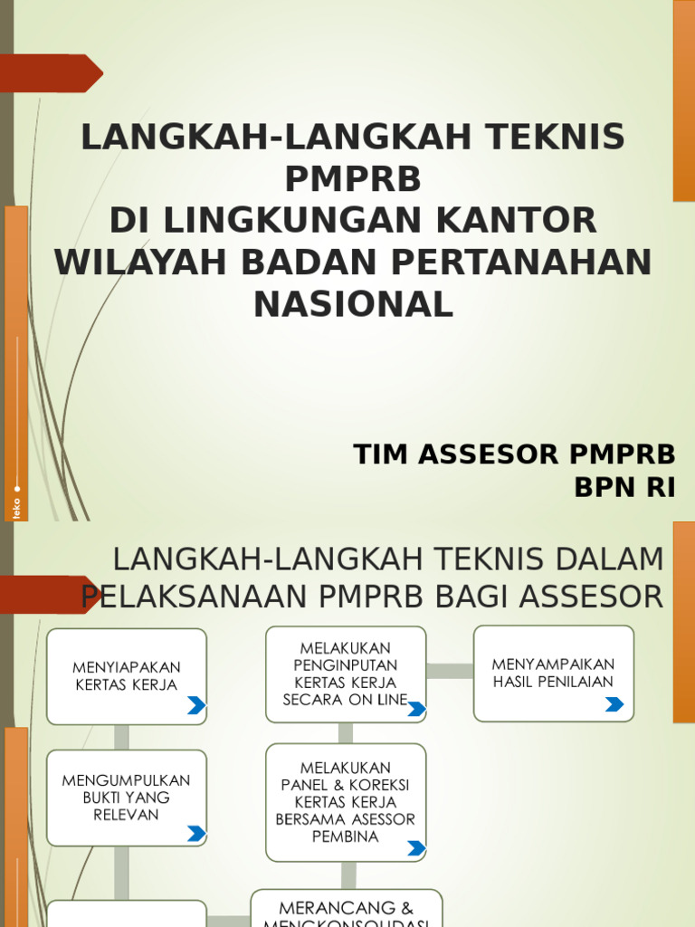 3.langkah-Langkah Teknis PMPRB Kanwil | PDF | Karier & Perkembangan