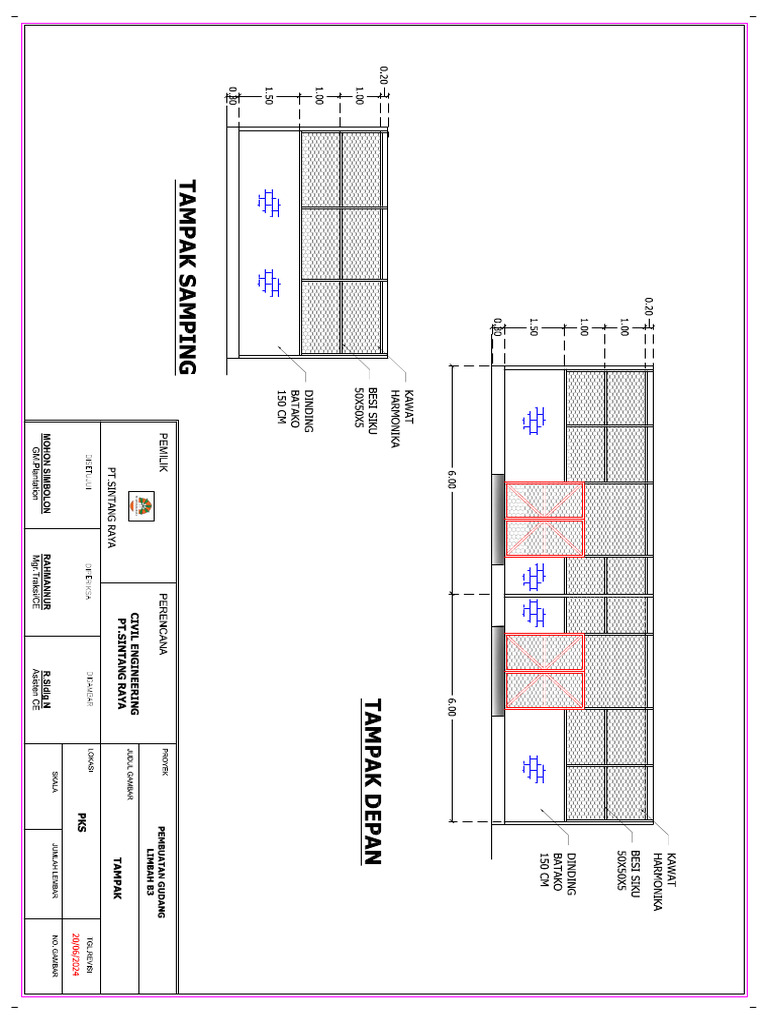 Rencana TPS LB3 Lokasi Loading Ramp PKS | PDF