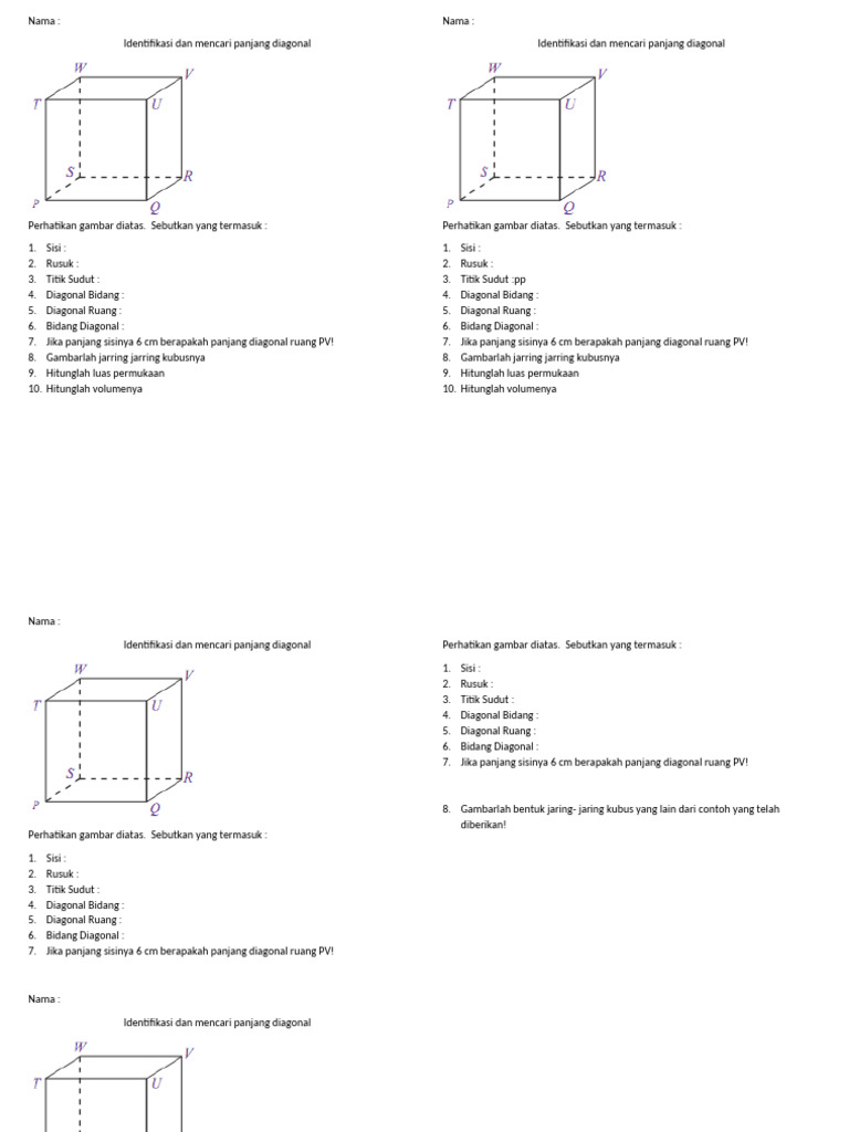 Lat Kubus | PDF | Metode & Bahan Ajar