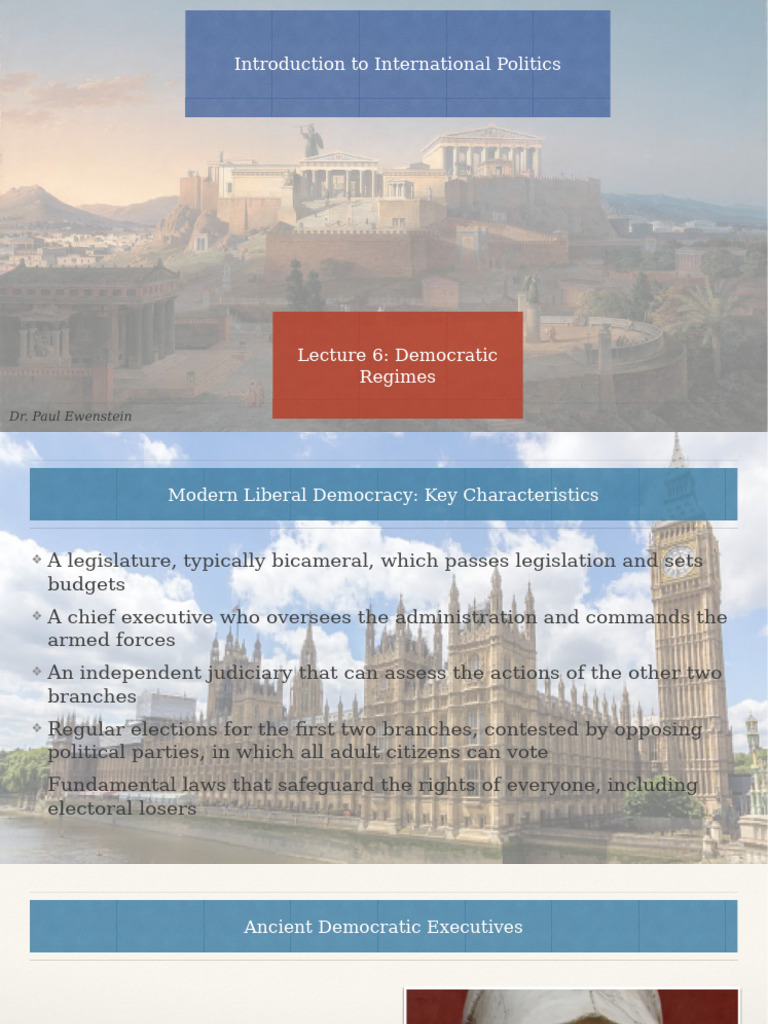 Democratic Regimes | PDF | Democracy | Political Ideologies