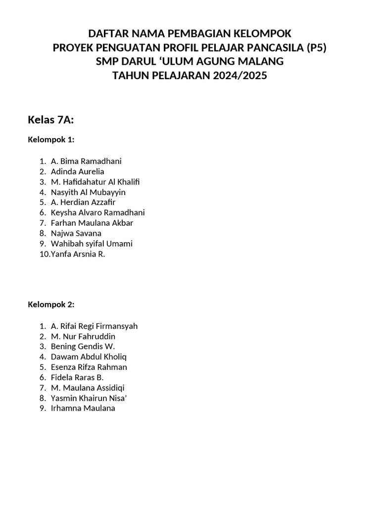 Jurnal, Refleksi, Kelompok p5 Bullying | PDF