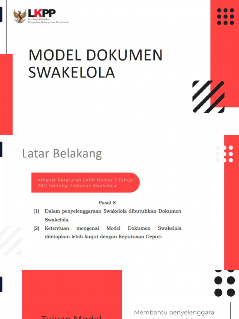 (Share) Model Dokumen Swakelola - Tipe 3 Dan 4 | PDF