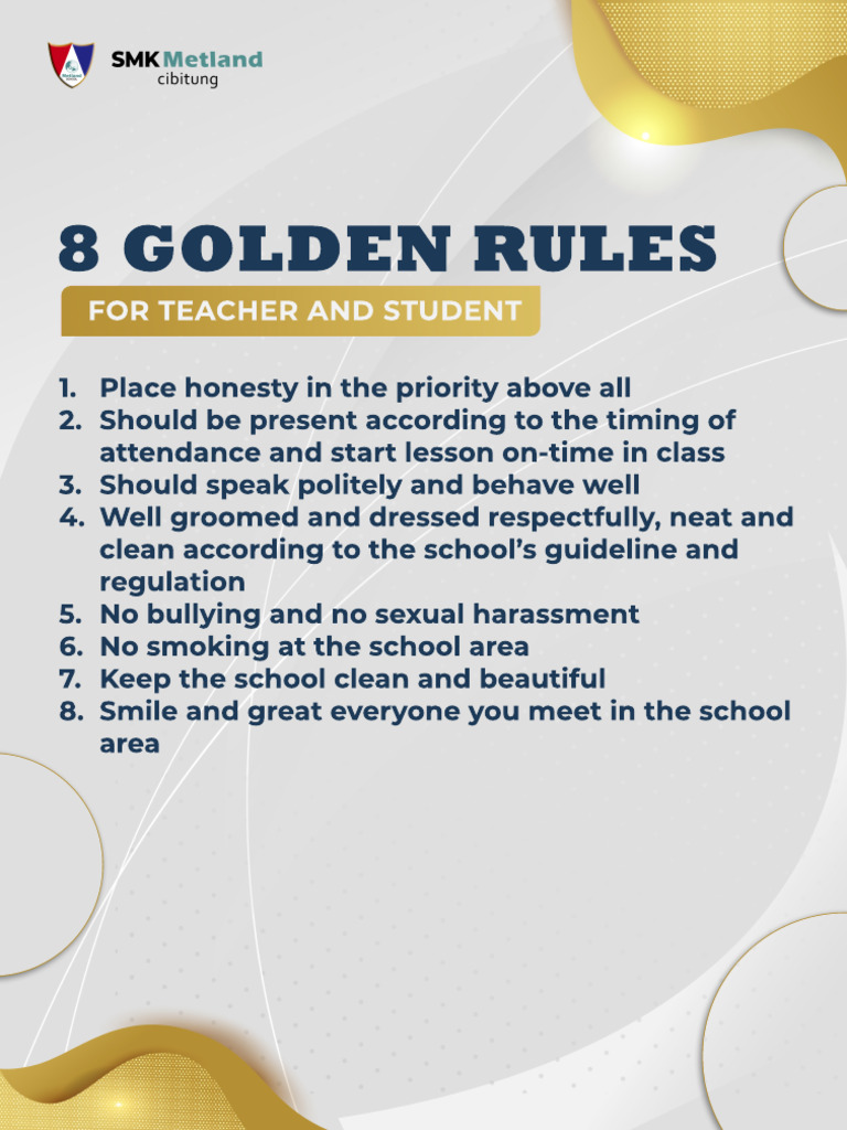 8 Golden Rules | PDF