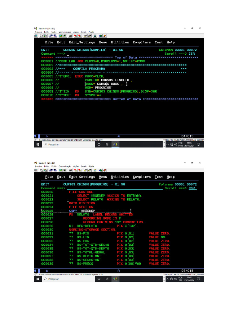 Exemplo de COPYBOOK | PDF
