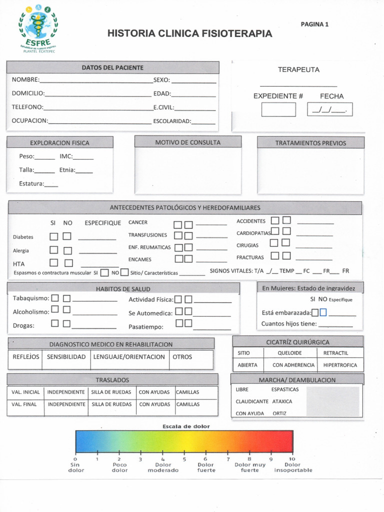 Hoja Clinica 2019-4 | PDF