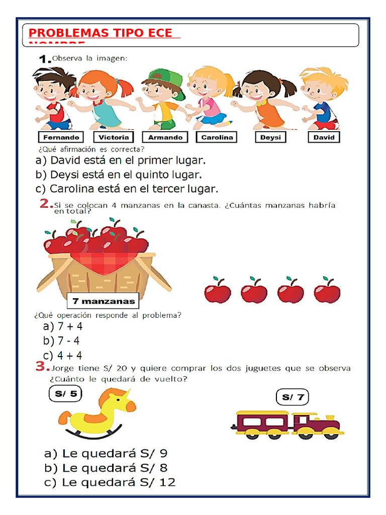 2º A - COMUNICACIÓN - LECTURAS TIPO ECE II | PDF