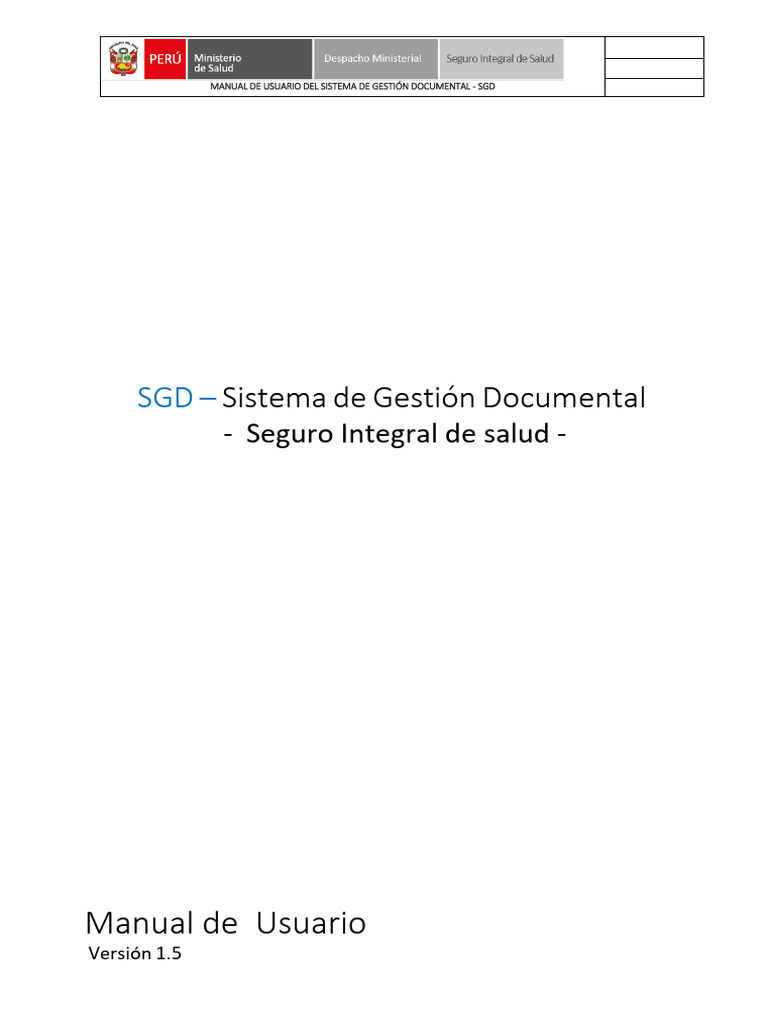 Manual SGD New | PDF | Botón (Computación) | Gestión de registros