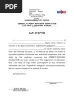 Oath of Office PTA | PDF | Oath Of Office | Justice