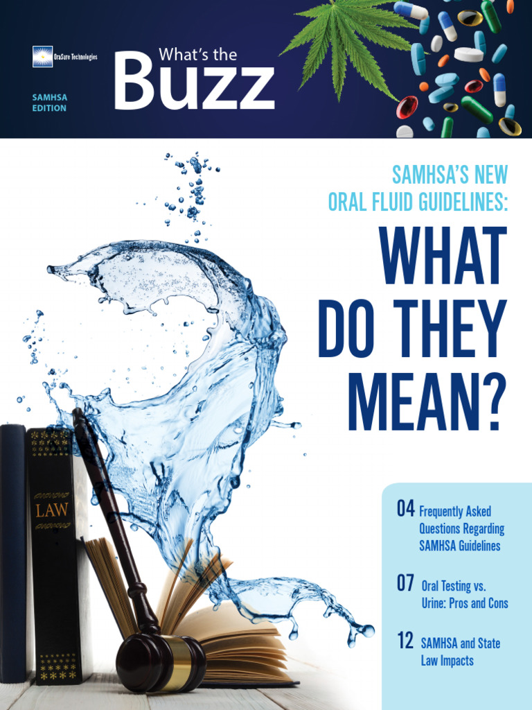 2019 SAMHSA Mandatory Oral Fluid Guidelines | PDF | Drug Test ...