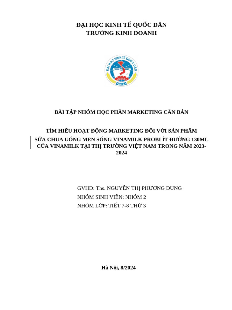 BTN MCB Nhóm 2 - NEU | PDF