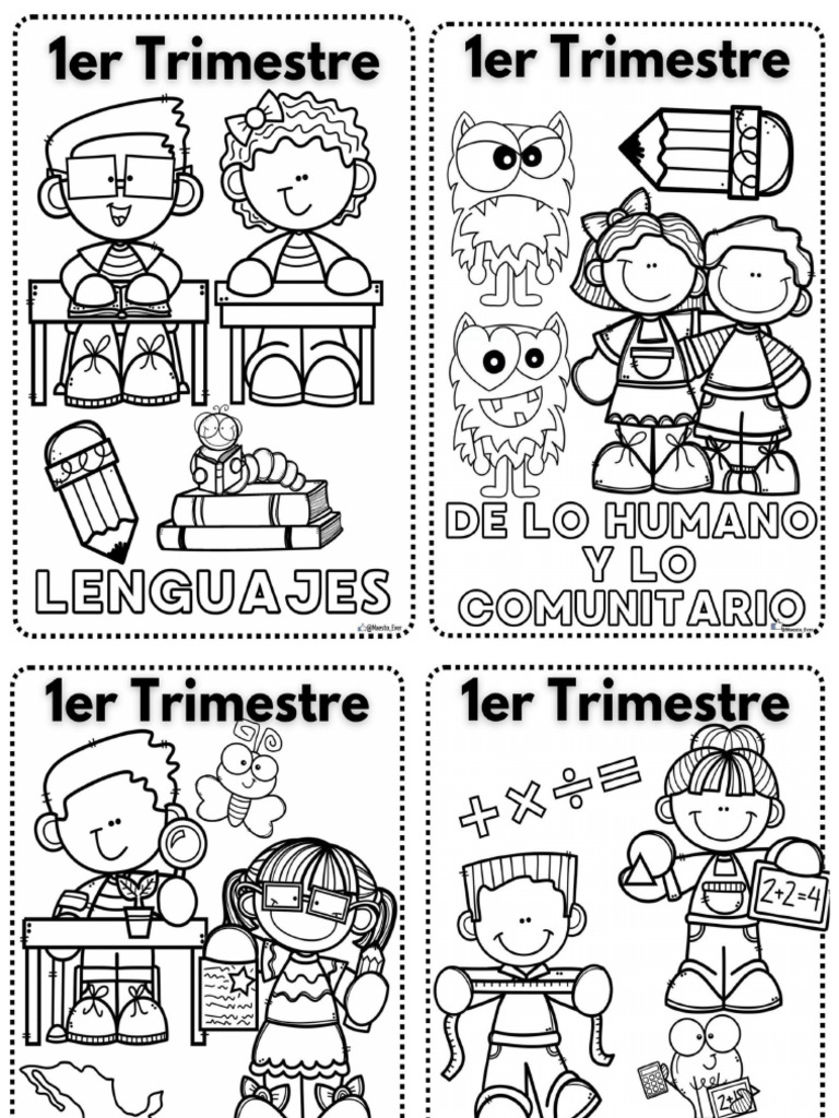 6°portadas Del Primer Trimestre | PDF