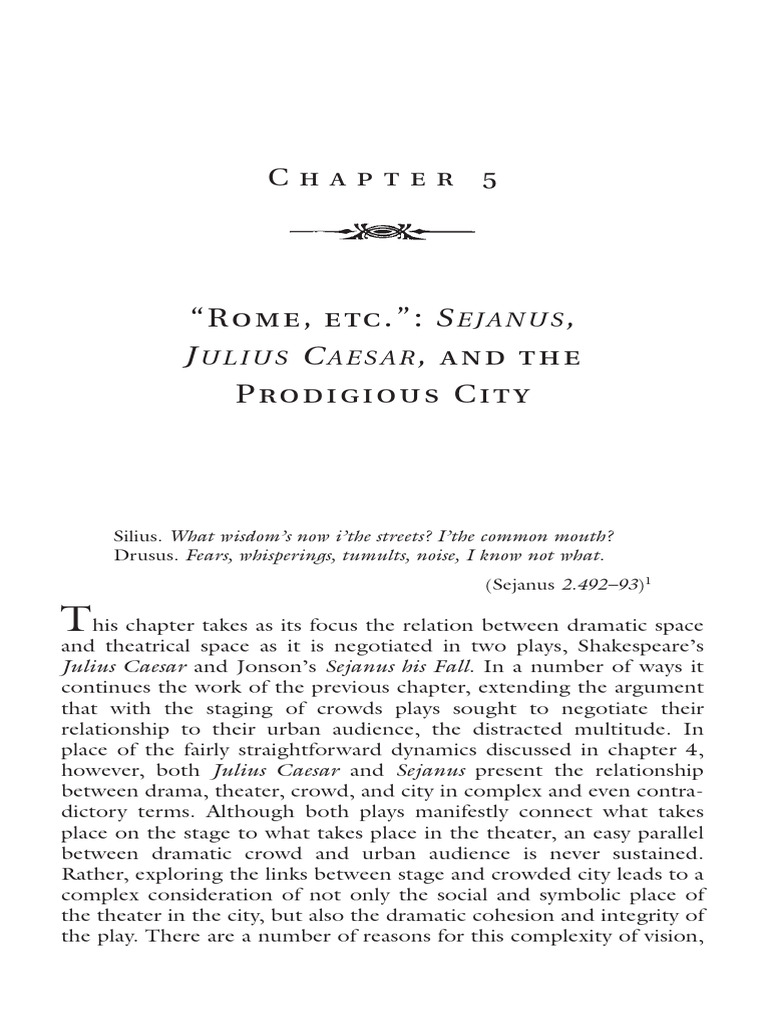 The Figure of The Crowd in Early Modern London The... - (5 Rome, Etc ...