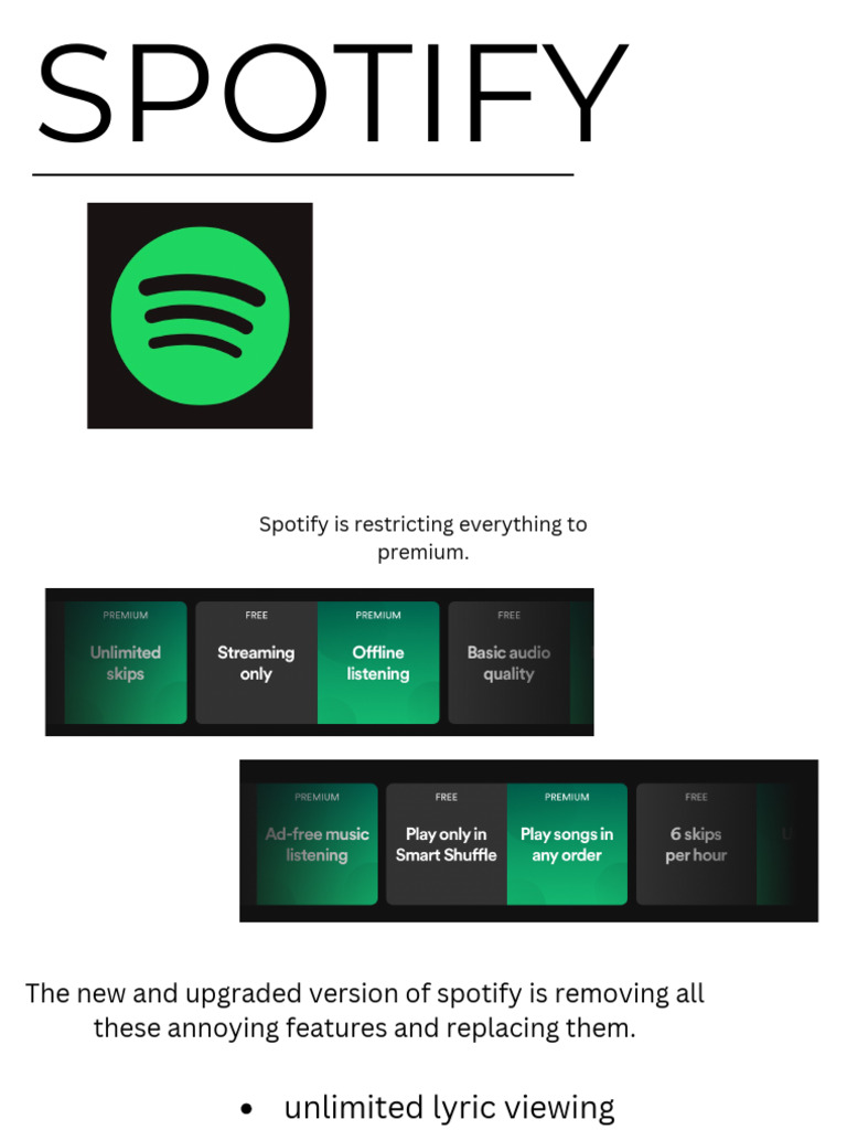 SPOTIFY | PDF | Computers