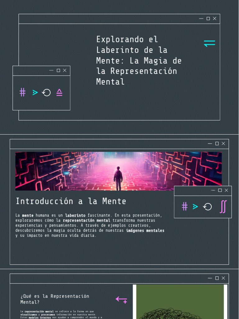 Slidesgo Explorando El Laberinto de La Mente La Magia de La Representacion Mental ...