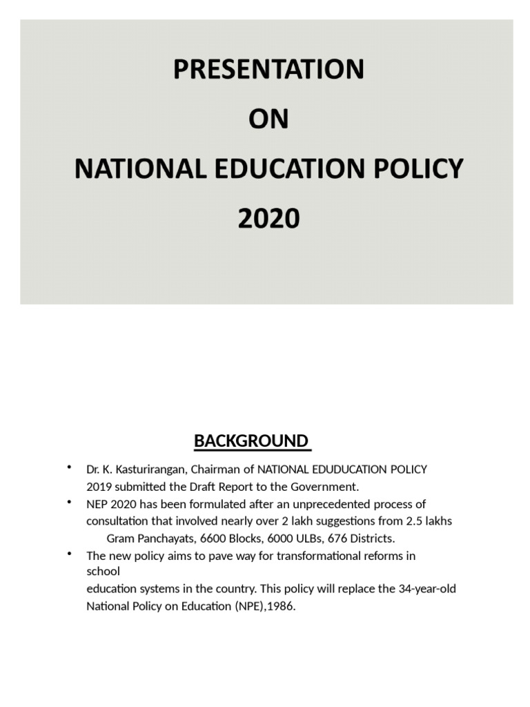 NEP 2020: Transforming India's Education | PDF | Learning