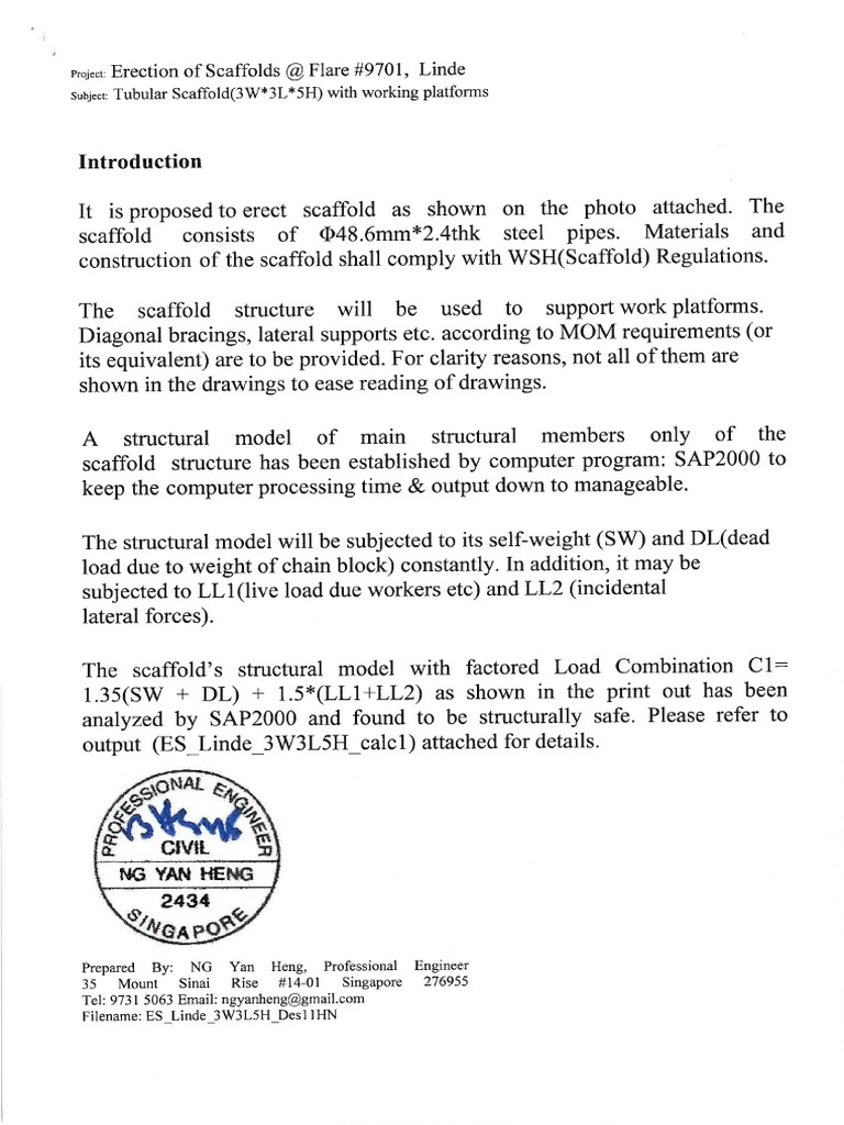 Scaffold PE | PDF