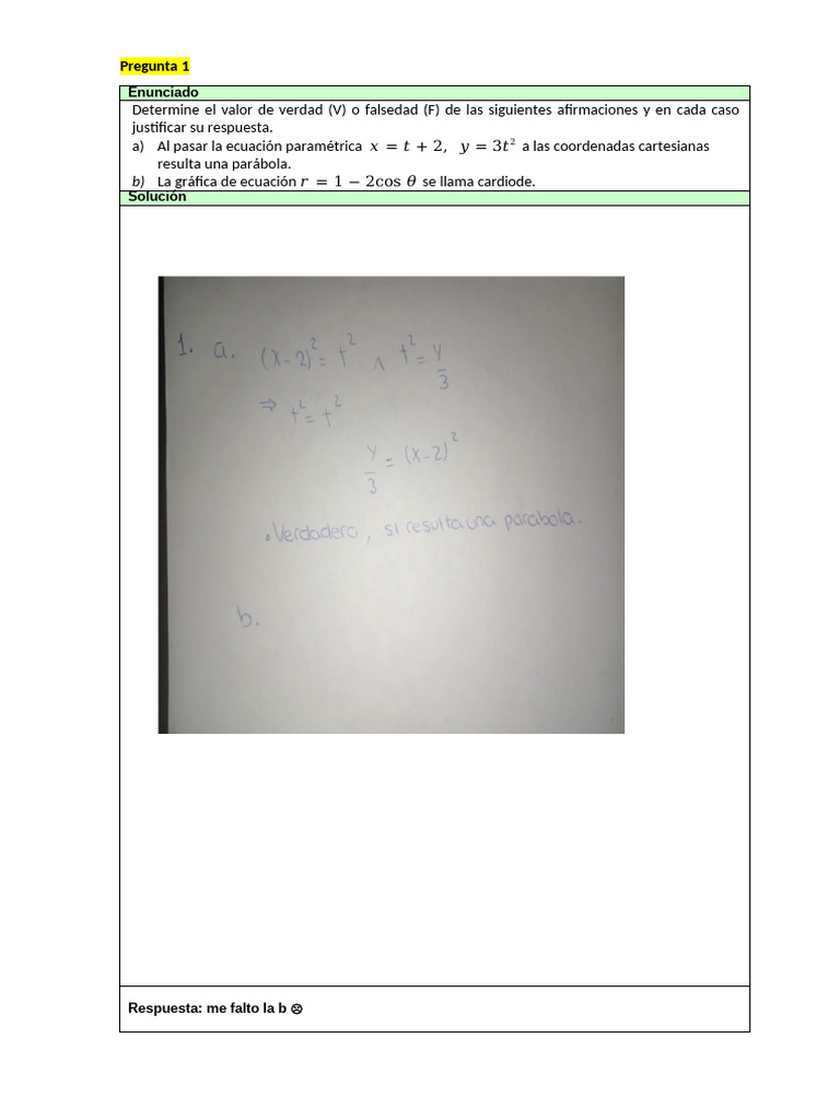 Formato de Soluci N de Desarrollo para Estudiante | PDF