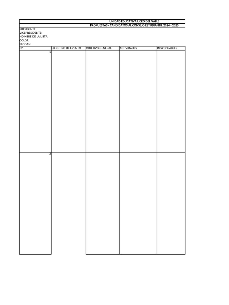 Formato Propuestas | PDF