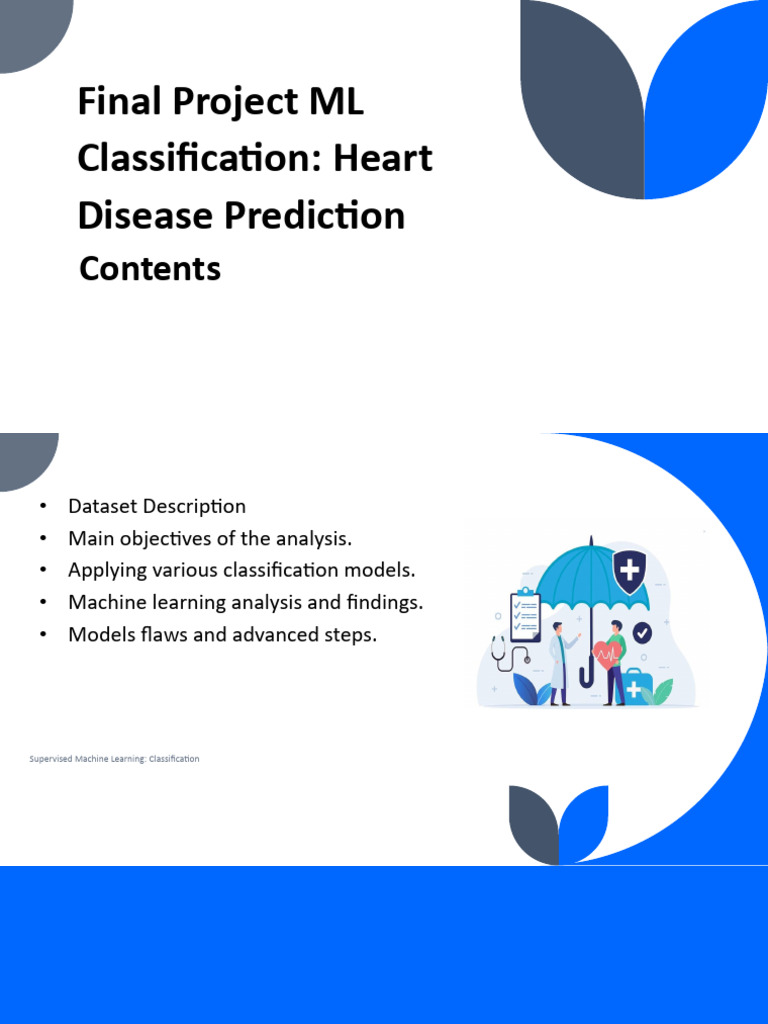 Final Project ML Classification Heart Disease Prediction | PDF | Machine Learning | Statistical ...