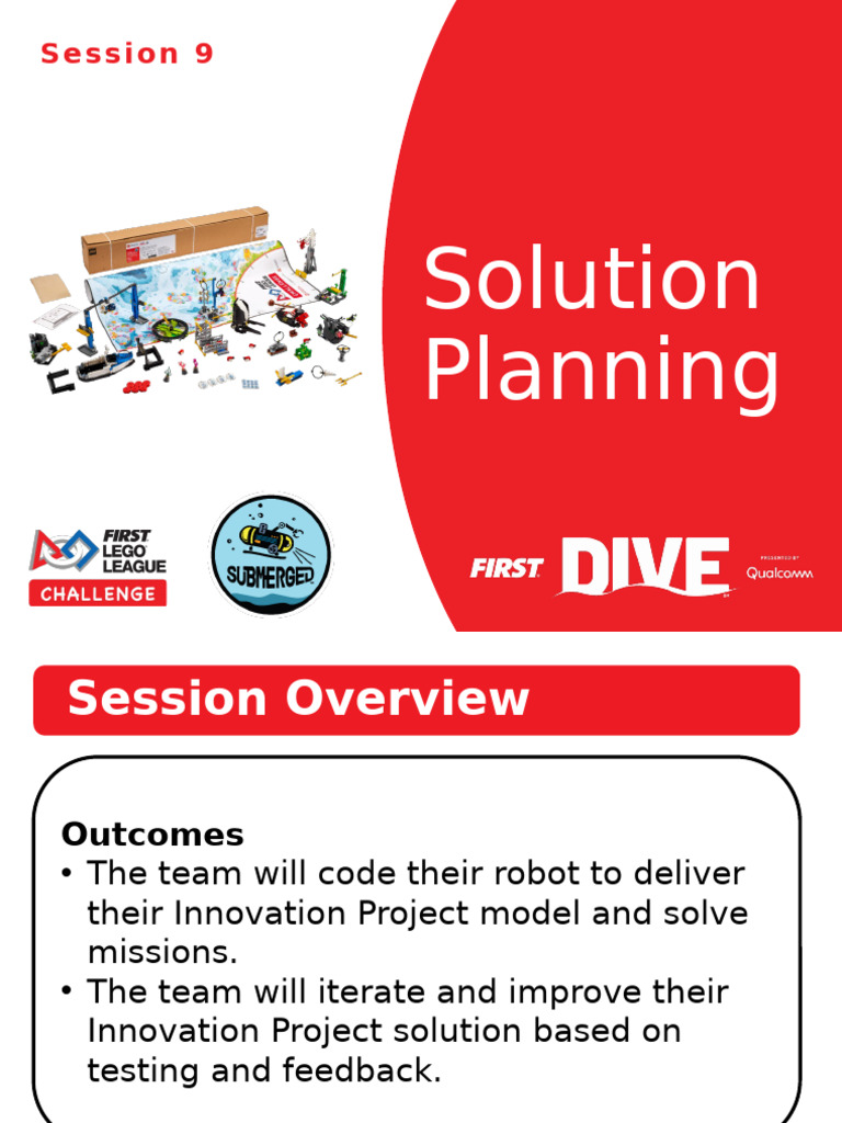 FLL Challenge Submerged Session 9 | PDF