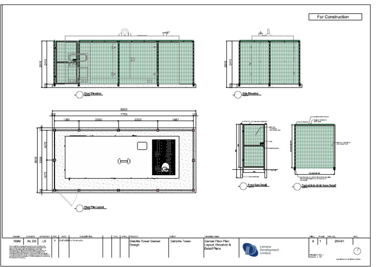 Genset Slab - Preliminary Design | PDF