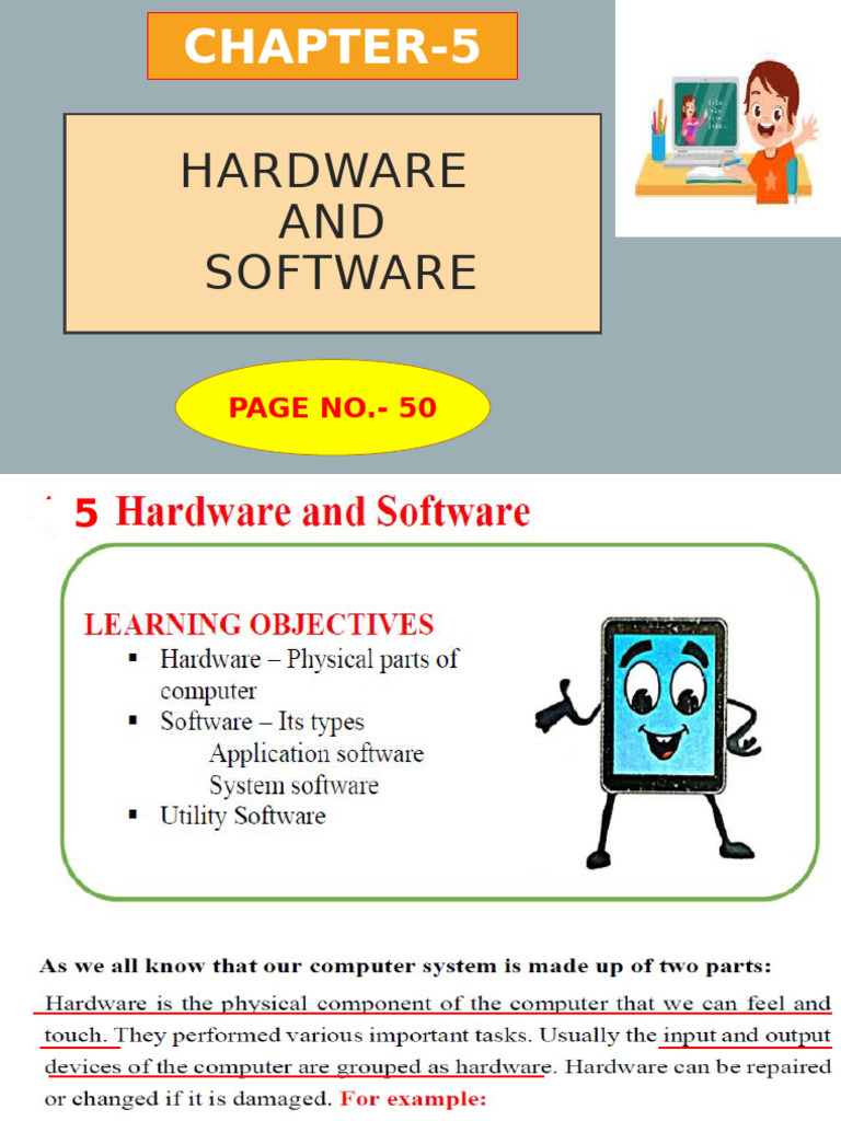 Ch-5 Hardware and Software | PDF