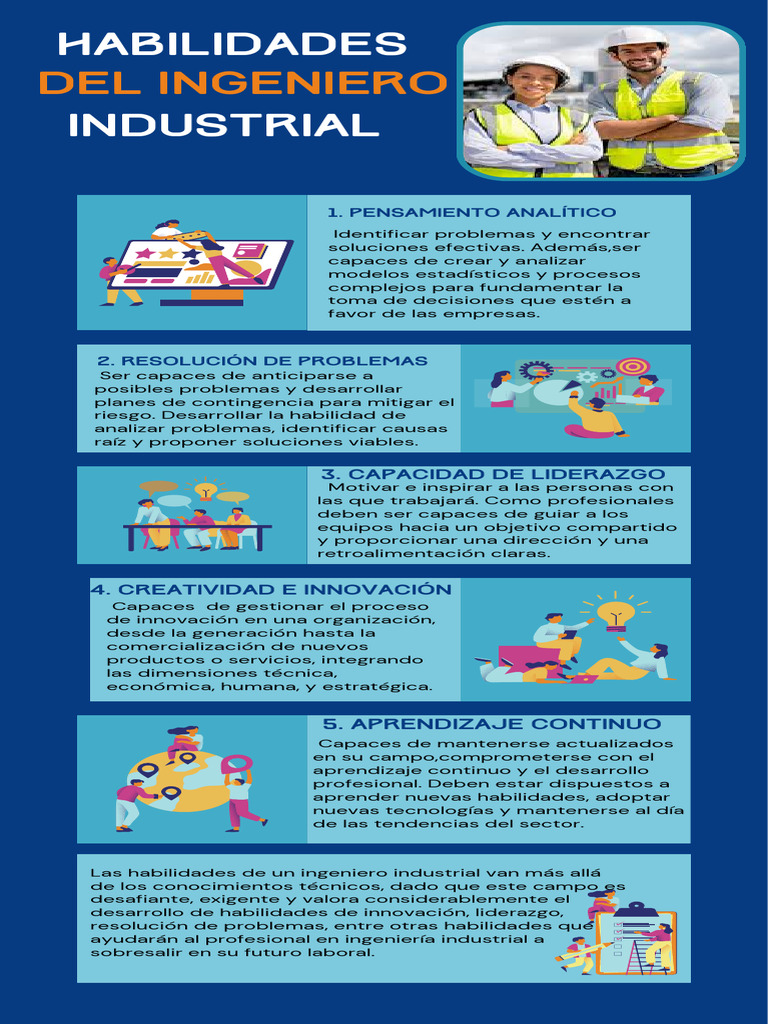 Habilidades de Un Ingeniero Industrial | PDF