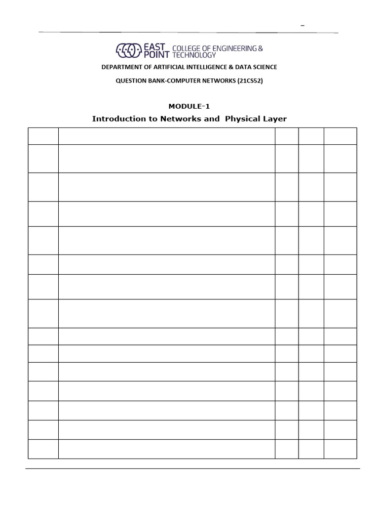 Computer Networks Study Guide | PDF | Computer Network | Internet ...