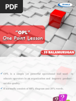One-Point Lesson (OPL) Template - MAR | PDF