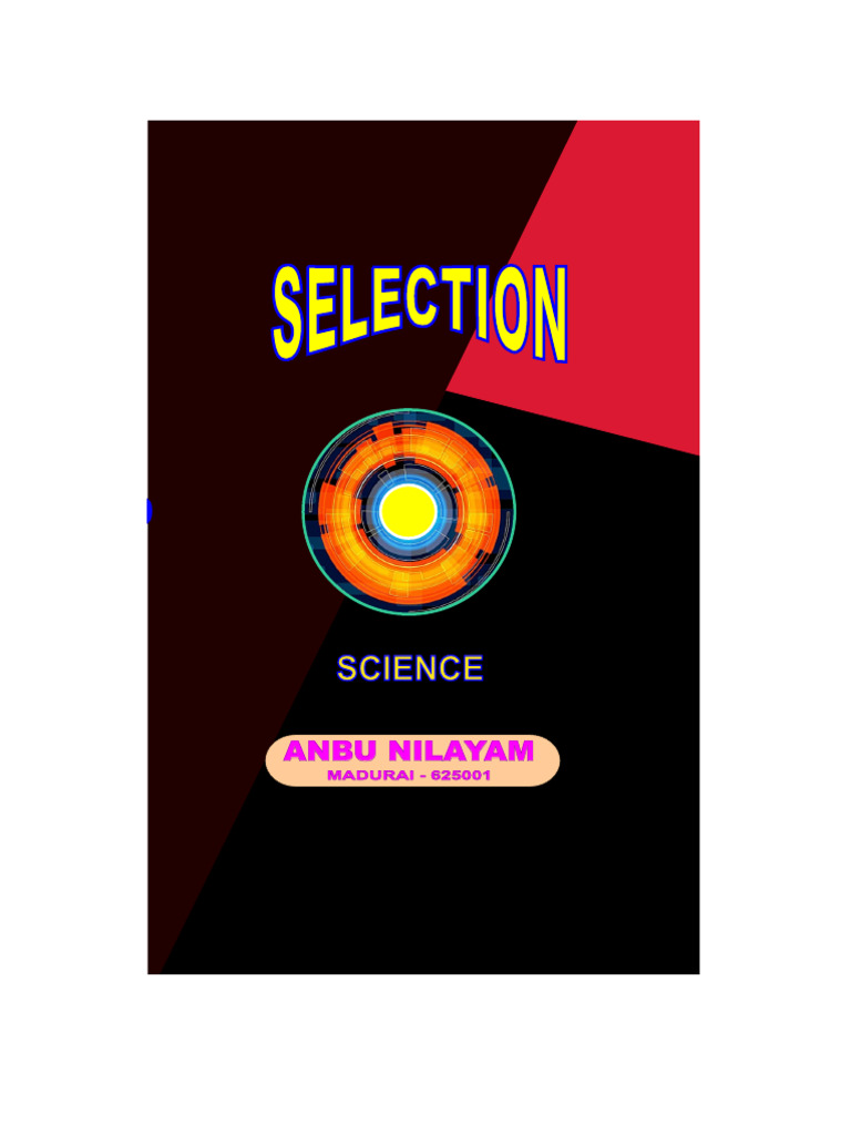 9th Science Selection Guide English Medium PDF Download | PDF | Chemistry | Physics