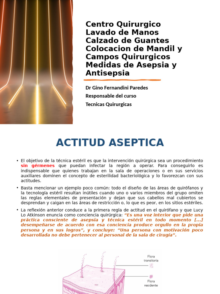 Areas de Quirofano | PDF | Cirugía | Lavado de manos