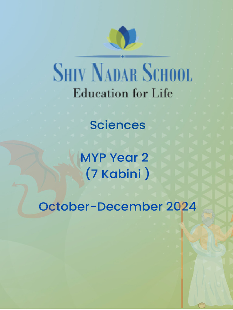 Unit Letter MYP 2 - How Do We Map Matter | PDF | Chemistry | Matter