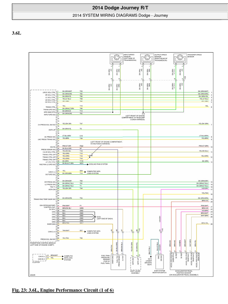 Dodge Journey Electrical Diagram